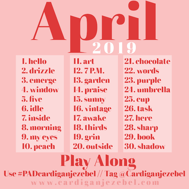 Photo Challenge || April 2019 - Cardigan Jezebel