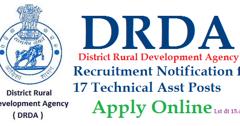 DRDA Recruitment Notification for 17 Technical Assistants Posts - Apply ...