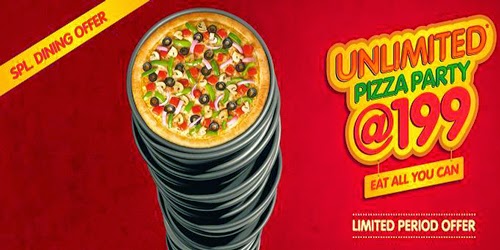 Pizza Hut Unlimited Pizza Party Rs. 199