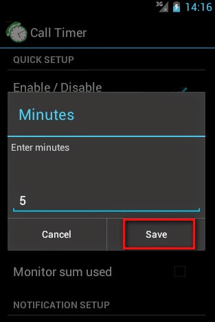 Call Timer - Limit calling duration - Tip for Mobile