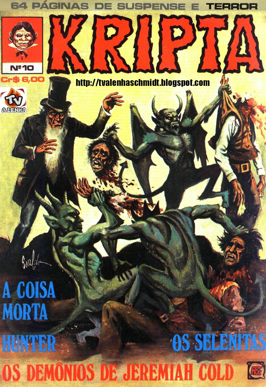 TV A LENHA E O VIAJANTE DO TEMPO: GIBIS ANTIGOS (CLASSIC COMICS) - KRIPTA (CREEPY) AS 10 ...