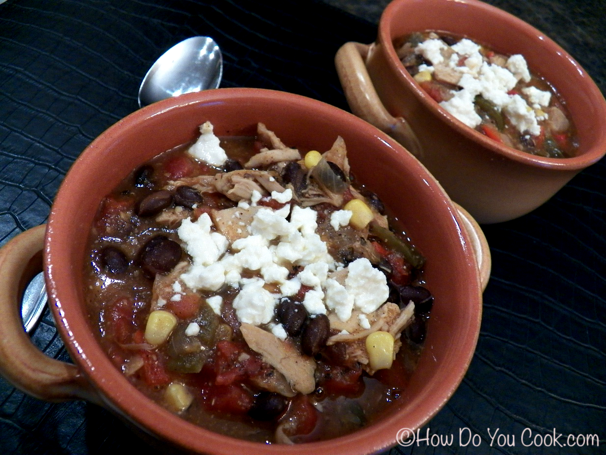 How Do You Cook.com: Quick Chicken Mole Chili