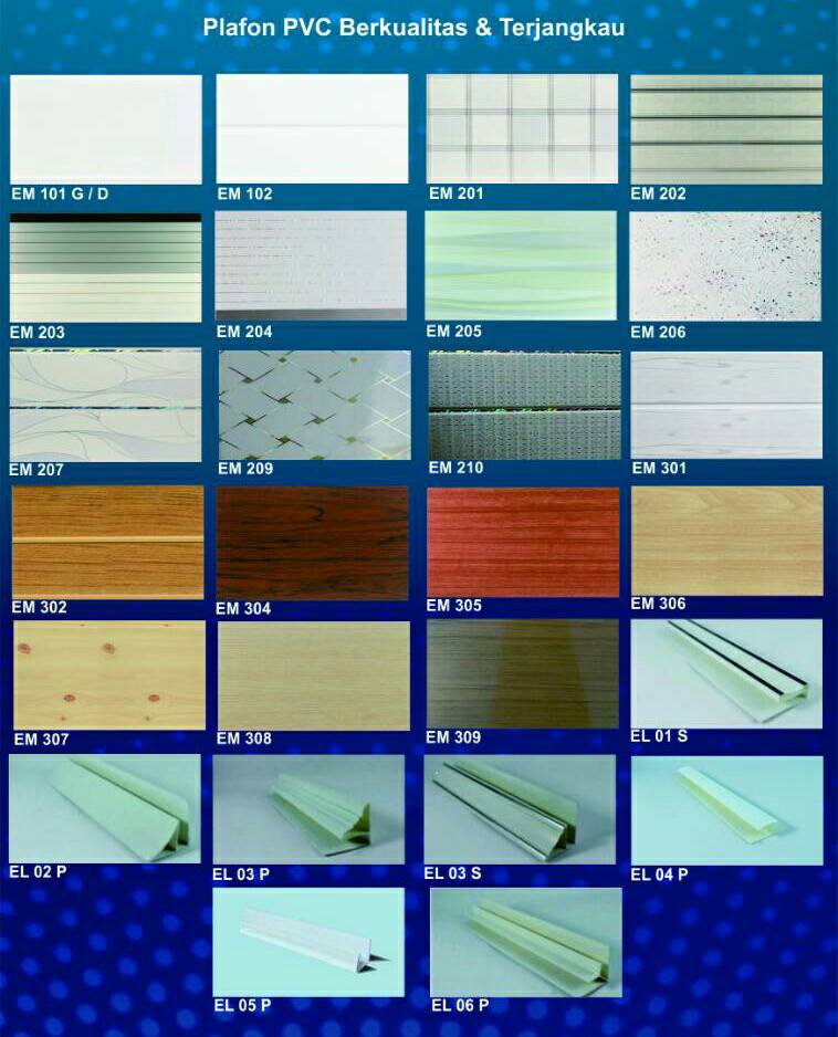 Contoh Produk Pvc ~ Harga Pasang plafon pvc 2019 - Wa: 0813 1558 8229