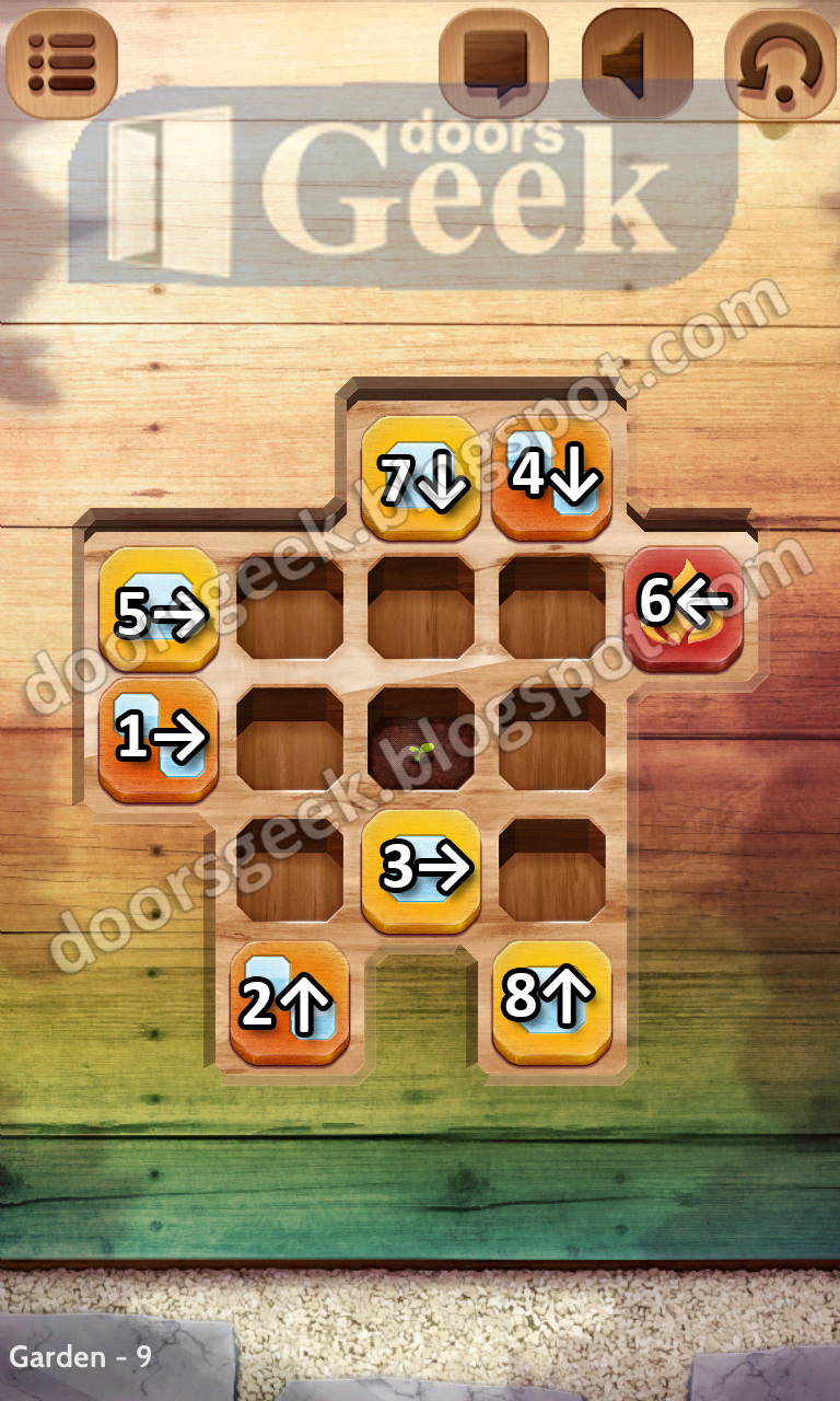 Puzzle Retreat Garden Level 9 ~ Doors Geek