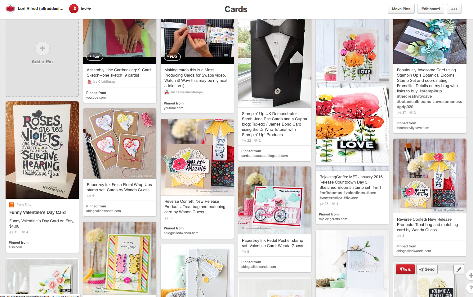 Allred Design Blog: Inspired by Pinterest: Card Swap Tips