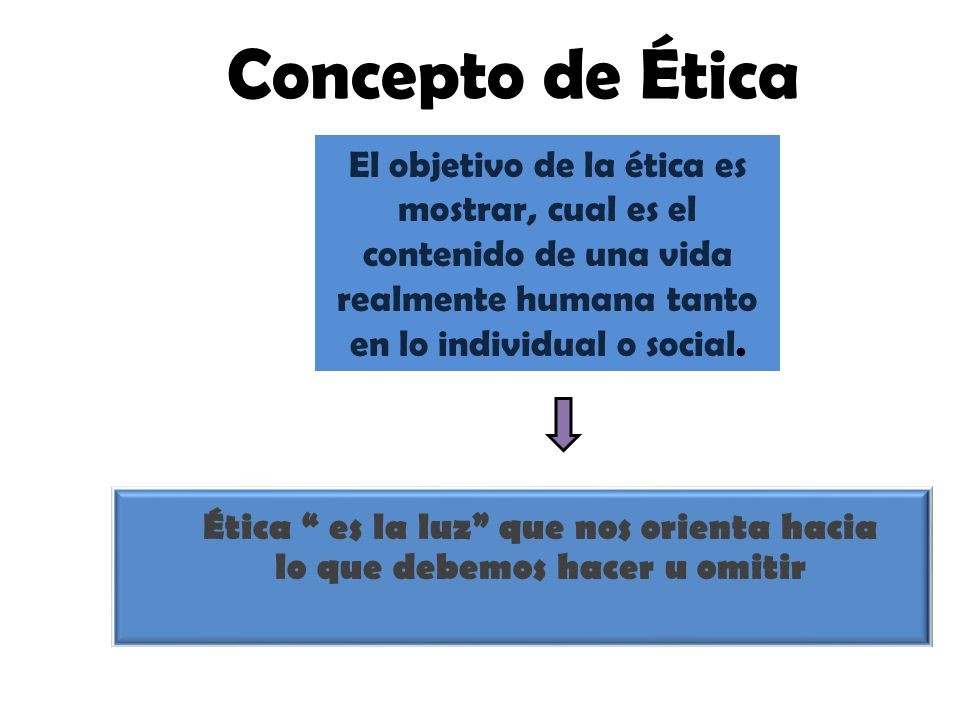 4 Conceptos De Etica - bourque