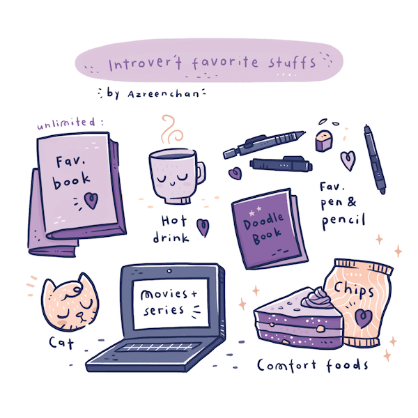 Mini Project : Introvert's Favorite Stuff | * merely human