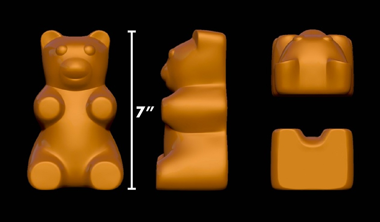 CAD designs by Ivan: Gummy Bear model