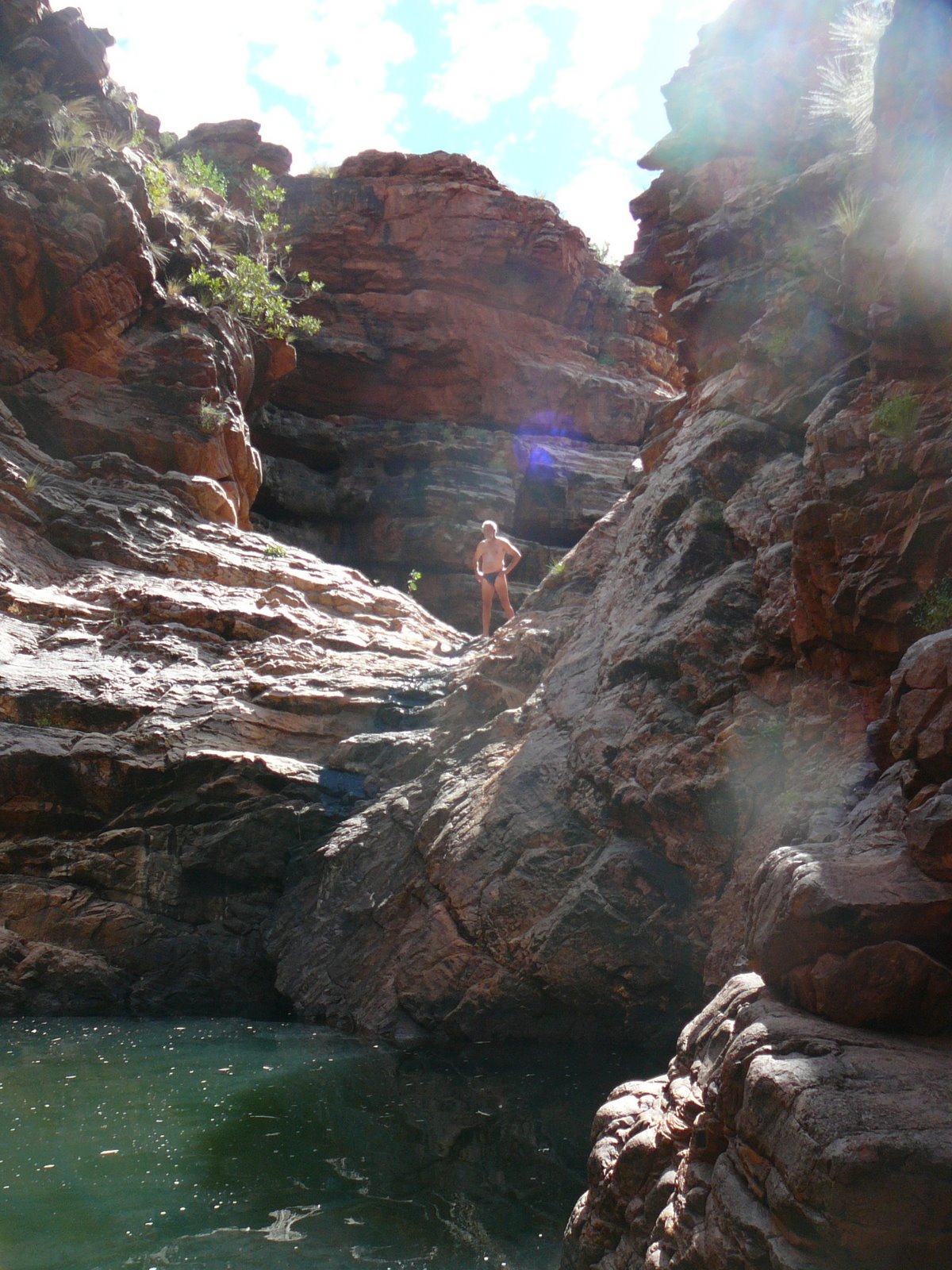 Andrew and Nikki around Oz: John Hayes rockhole