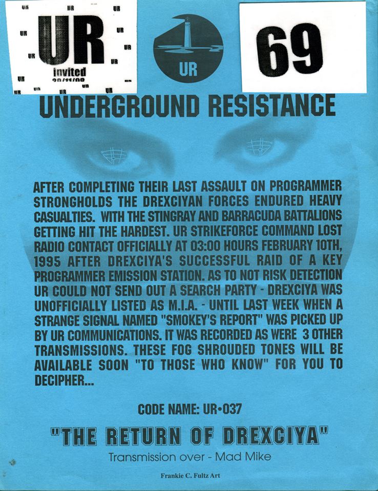 Drexciya Research Lab: James Stinson Tribute Events, RubaDub Archive ...