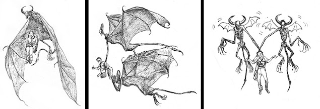 Drawing is Neat: H.P. Lovecraft's Night-gaunt: The Tickling Terror