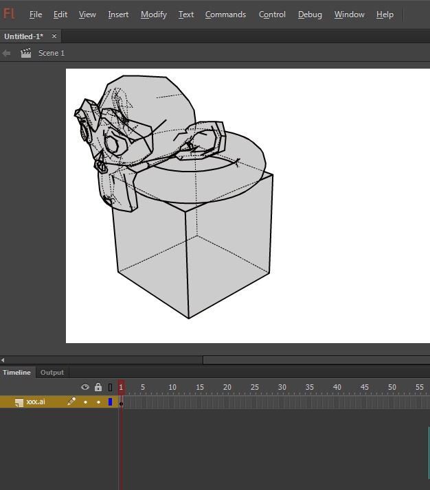 [3D轉2D]stl或obj轉成svg或swf格式向量圖