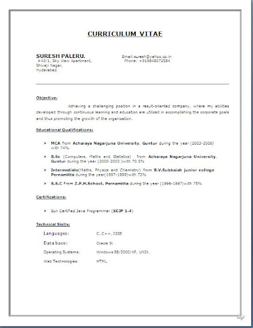 bio data template word free download