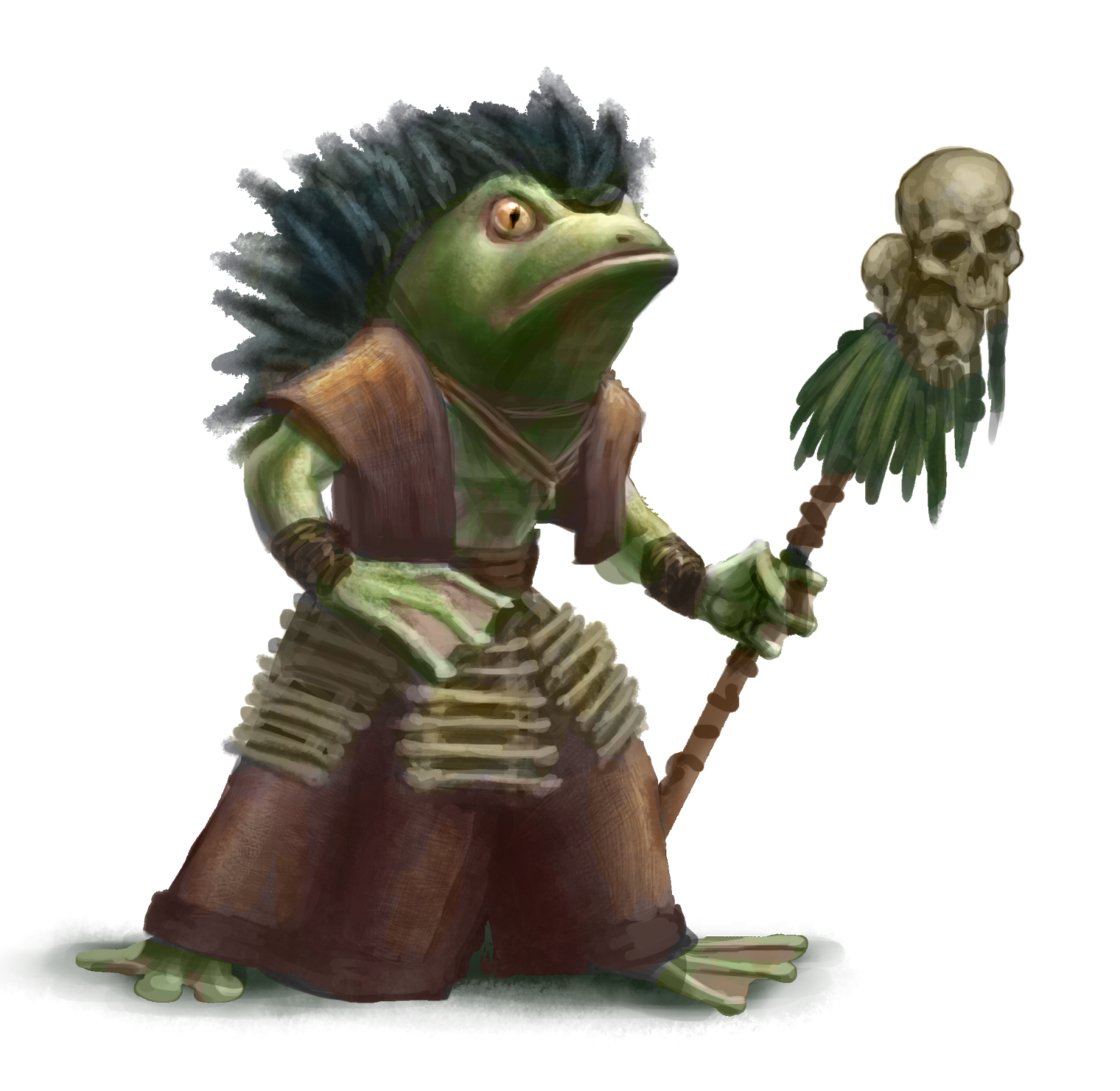 Tenkar's Tavern: Croaker - Druid of the Swamp (Swords & Wizardry NPC)