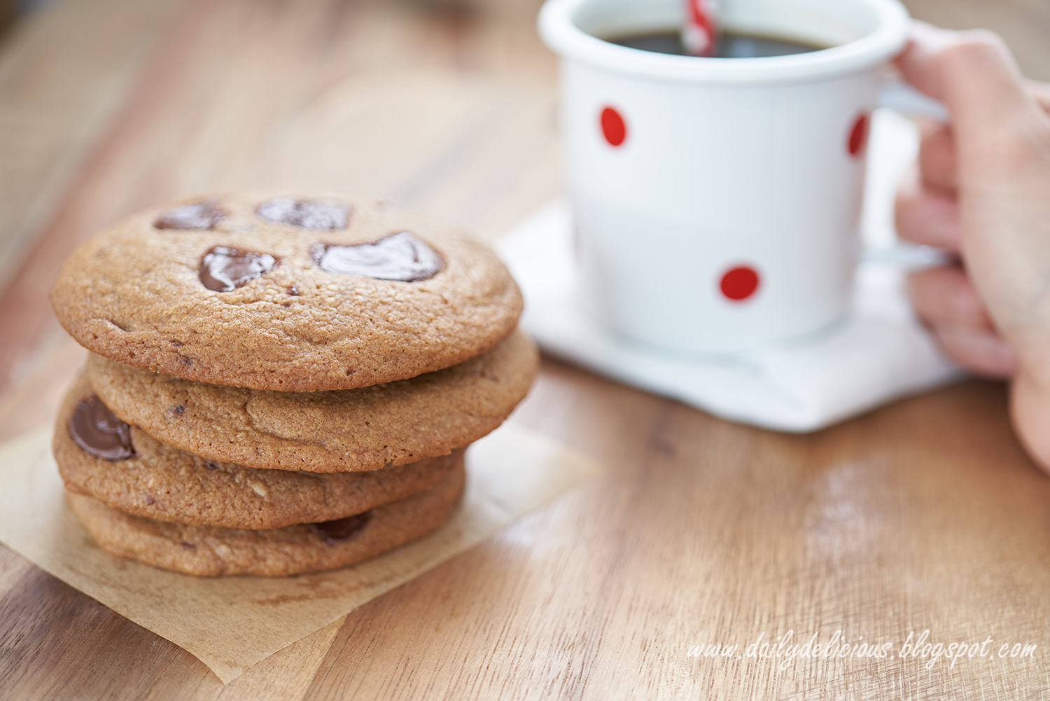 dailydelicious thai: Chewy Chocolate Chunk Cookies