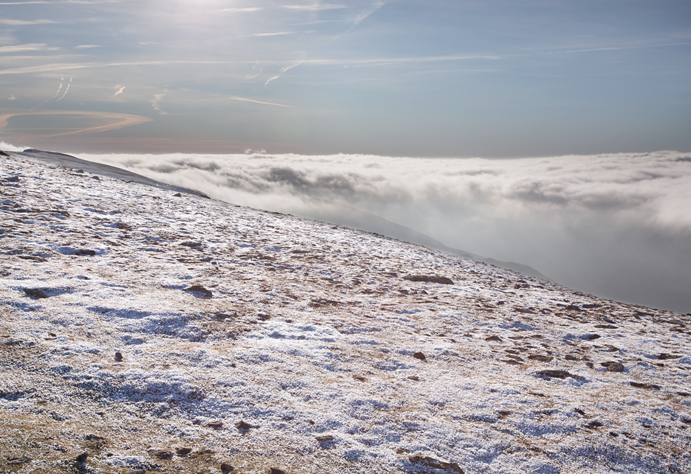 phils photographic adventures: Helvellyn 16/1/12 Cloud inversion
