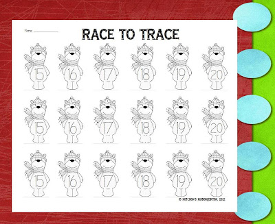 Ketchen's Kindergarten: January Math Stations