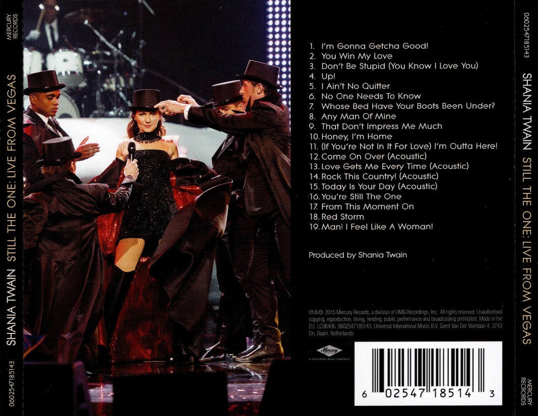 Encarte: Shania Twain - Still The One: Live From Vegas - Encartes Pop