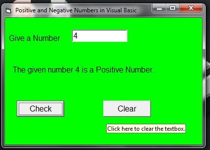Free Programming Source Codes and Computer Programming Tutorials: Positive and Negative Number ...