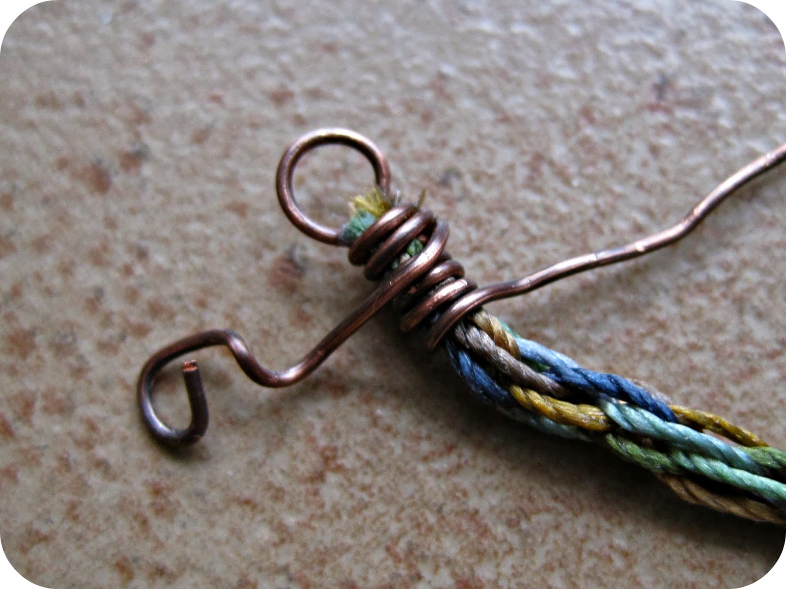 Tutorial: Wire Wrapping Kumihimo Braid Ends