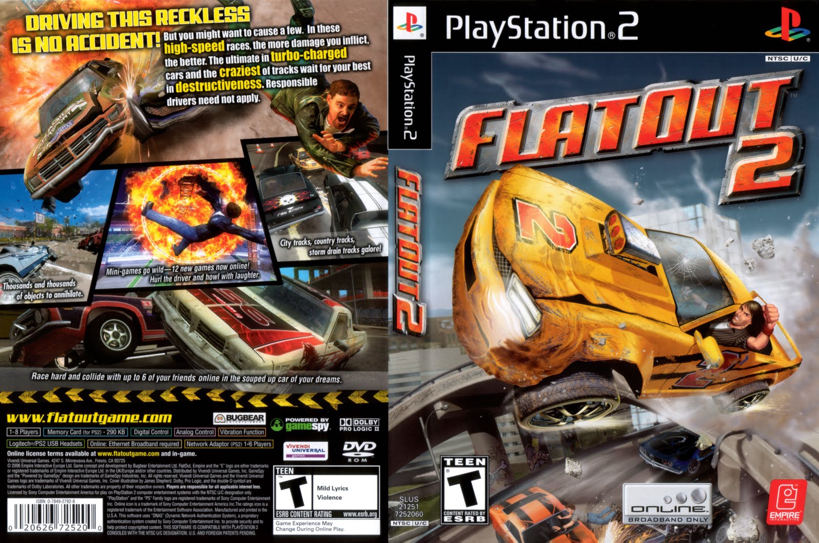 Capa FlatOut 2:Covers Filmes
