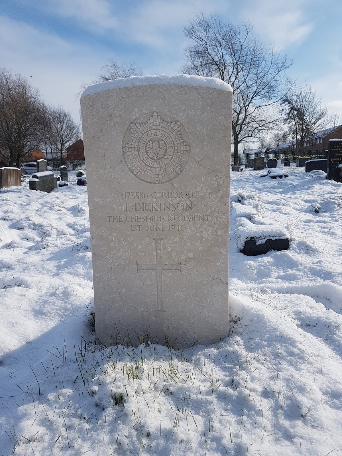 War Graves and Memorials: Stockport Cemetery and Crematorium.