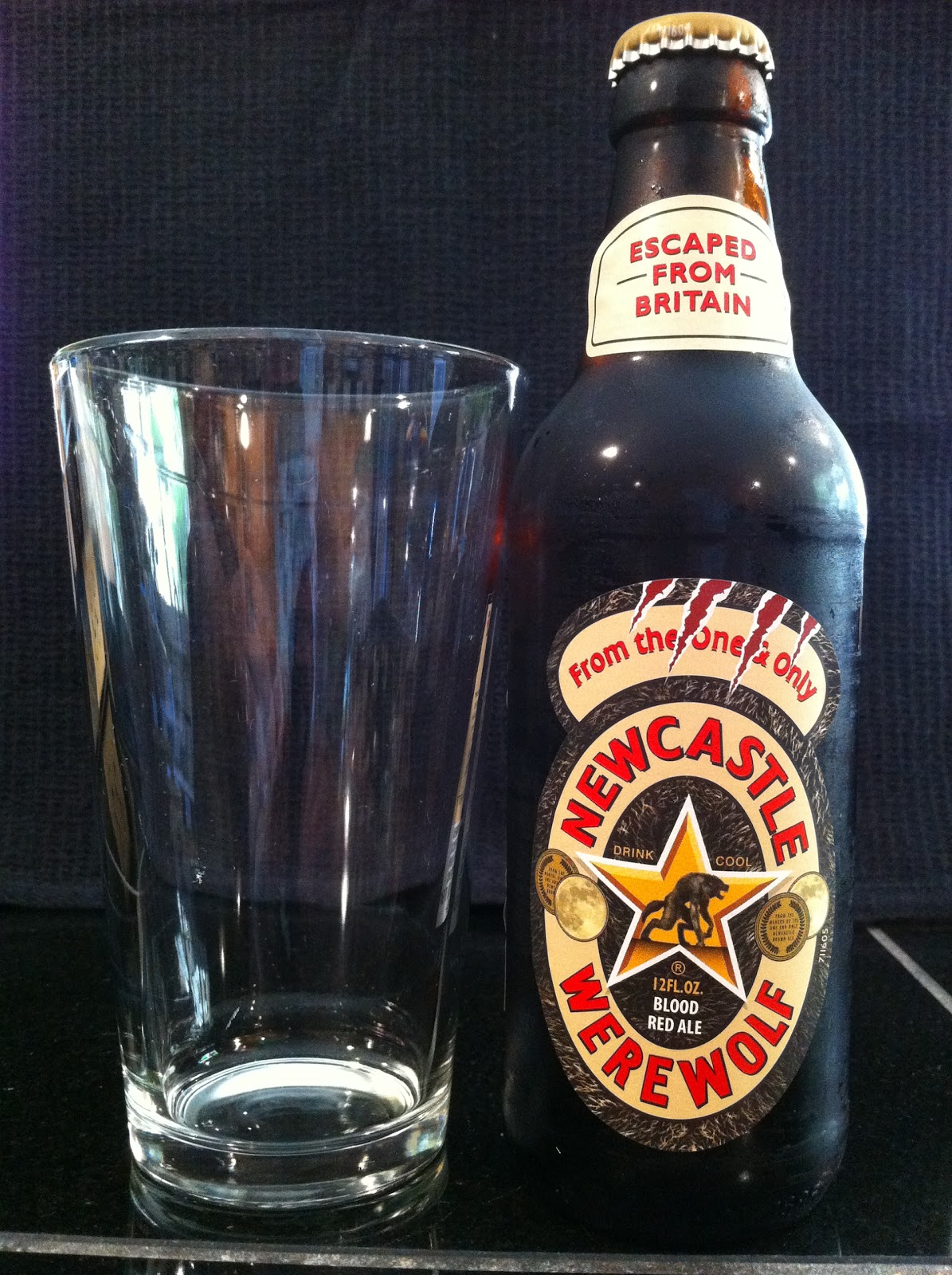 NorCal Beer Blog: Newcastle Werewolf Blood Red Ale