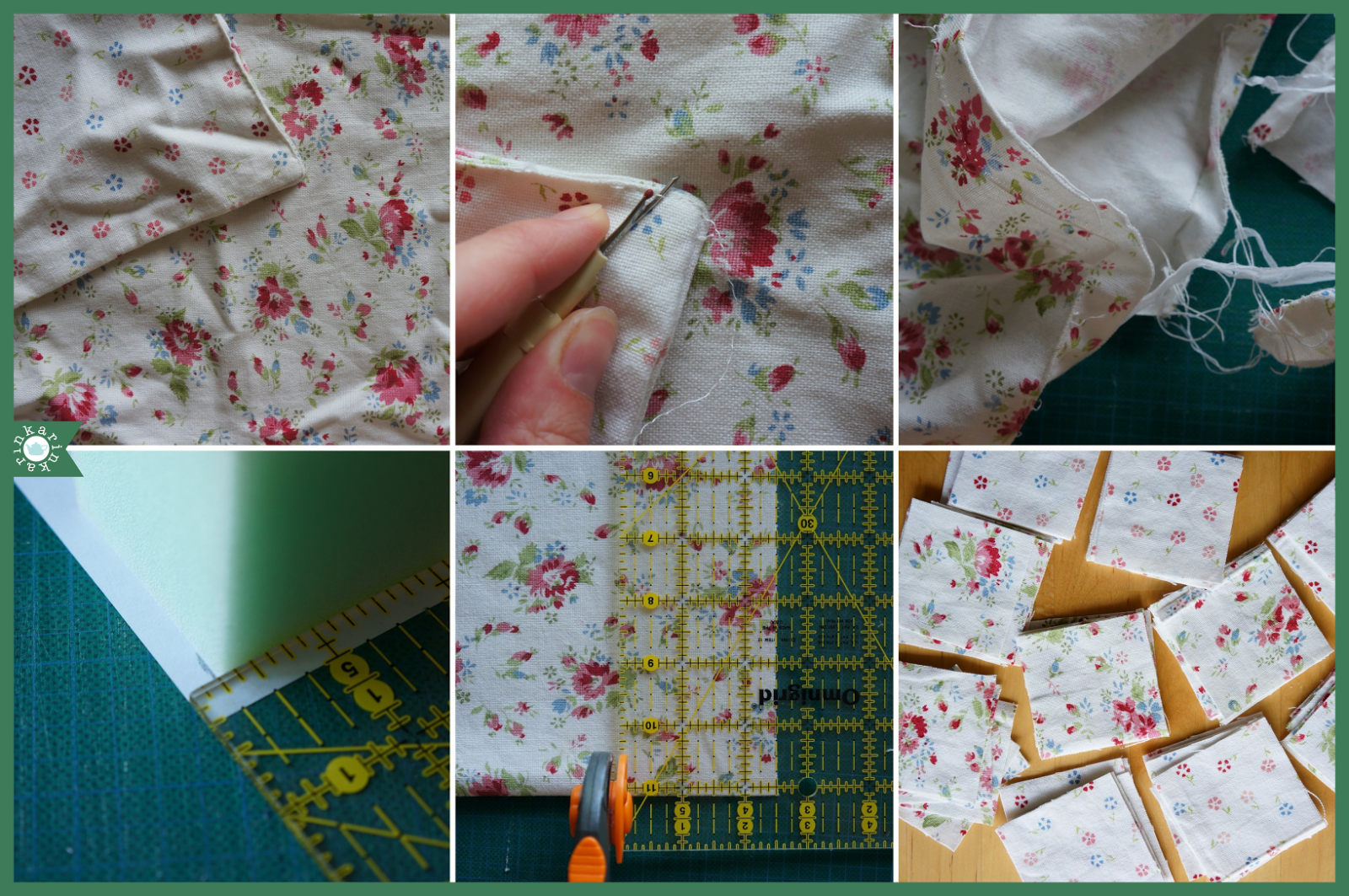 postcards from heidelberg: fabric blocks tutorial