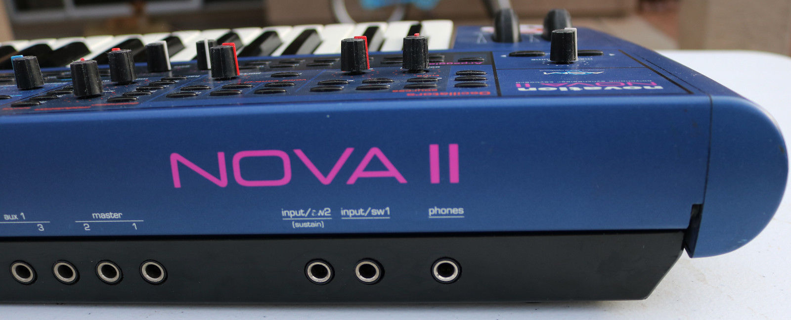 MATRIXSYNTH: Novation Nova II with Custom Knob & New LCD Display Screen