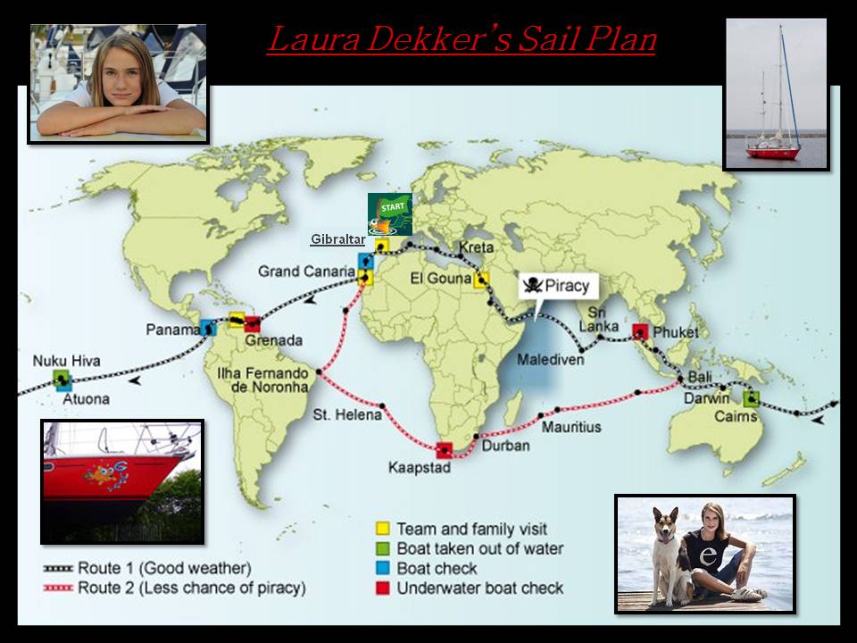 samurai: Laura Dekker - And so it begins for Laura & "Guppy".