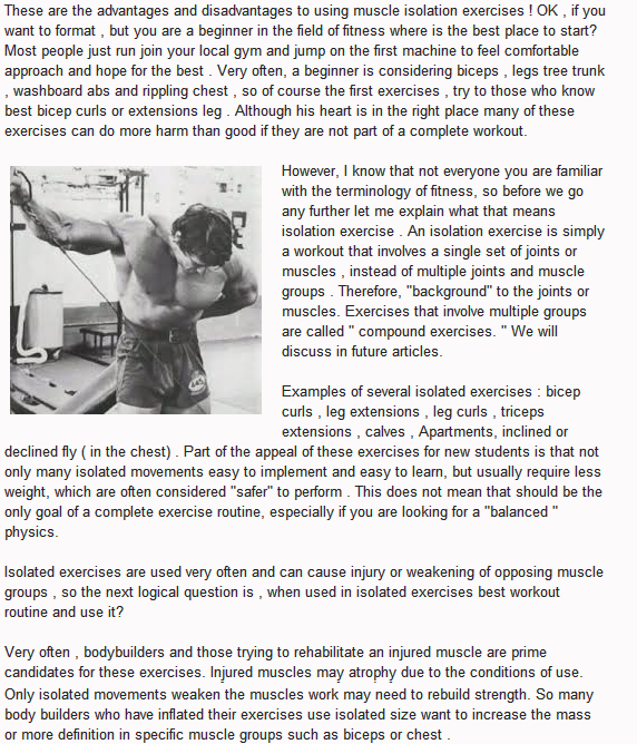 The Benefits And Drawbacks Of Using Isolated Workout Routine The the-benefits-and-drawbacks-of-using-isolated-workout-routine-the