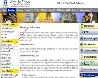ut.ac.id | Hasil Ujian Universitas Terbuka ~ Infoting