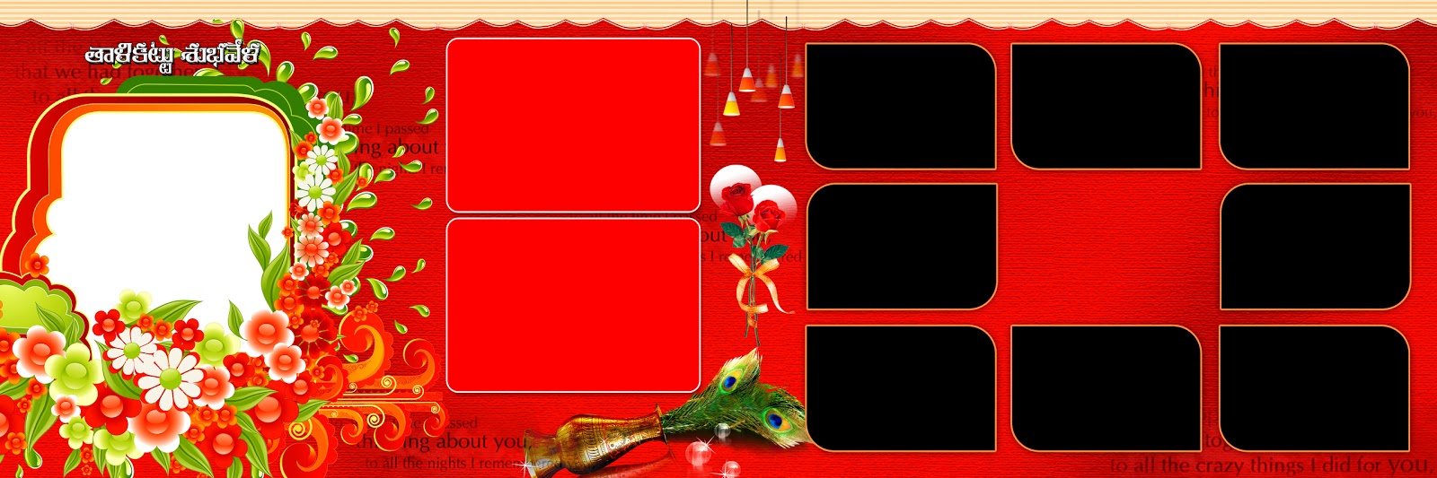 12x36 album photoshop templates creations | naveengfx