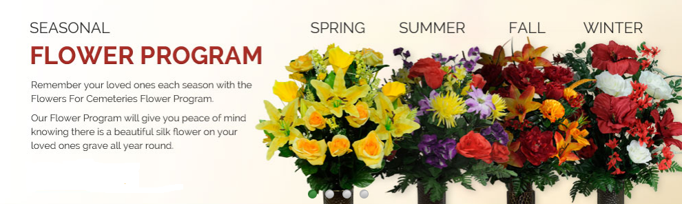Flowers For Cemeteries, Inc: Web based Flower Program