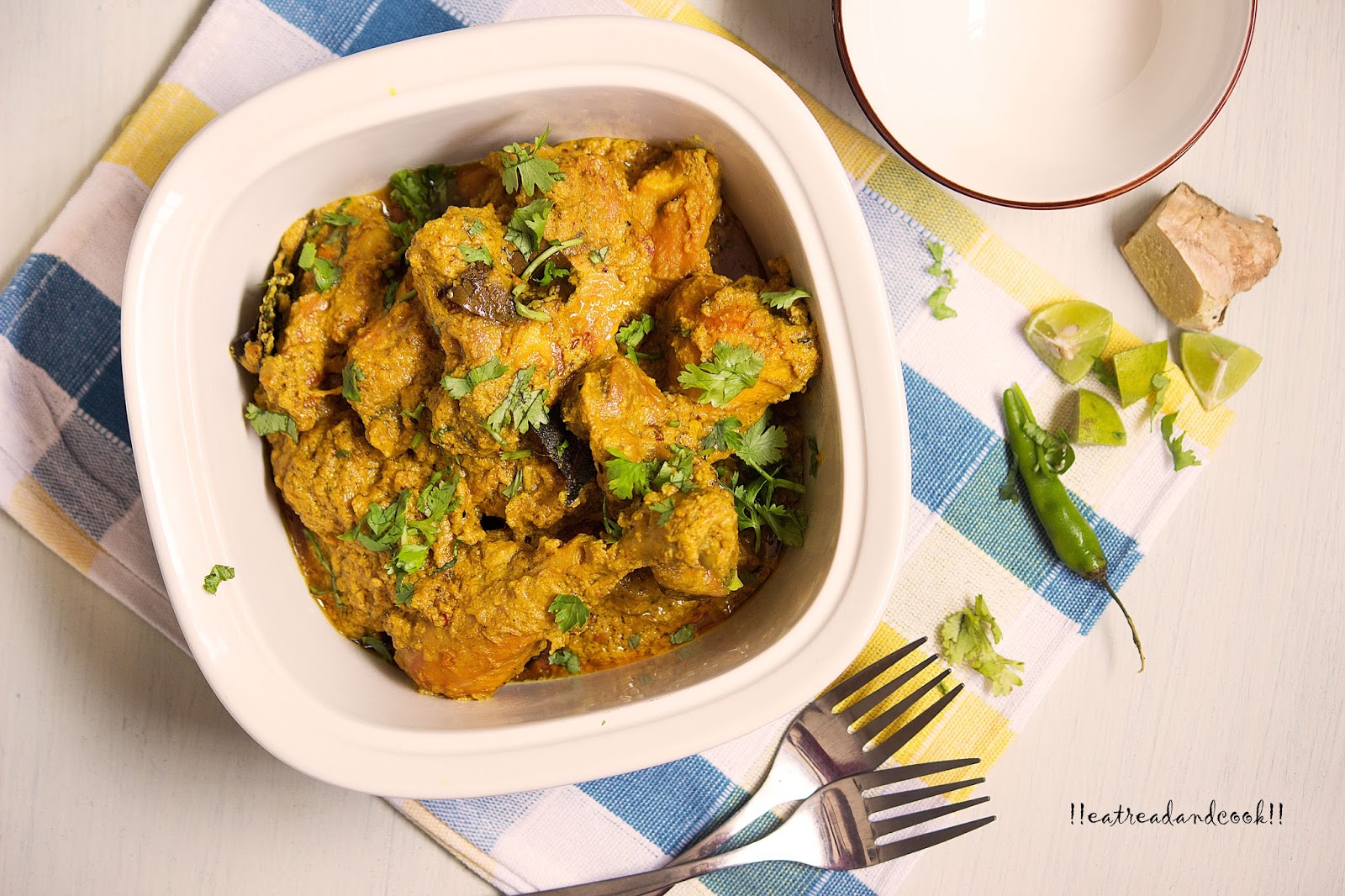 Posto Murgi / Bengali Chicken with Poppy Seeds Paste Curry