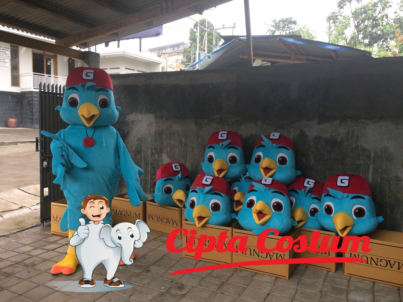 JUAL KOSTUM MASKOT | (Wa: 0813.2328.9889) | KOSTUM MASKOT GERY DAN LEO ...