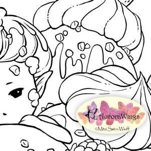 Garden Sprites Coloring Book in the Works