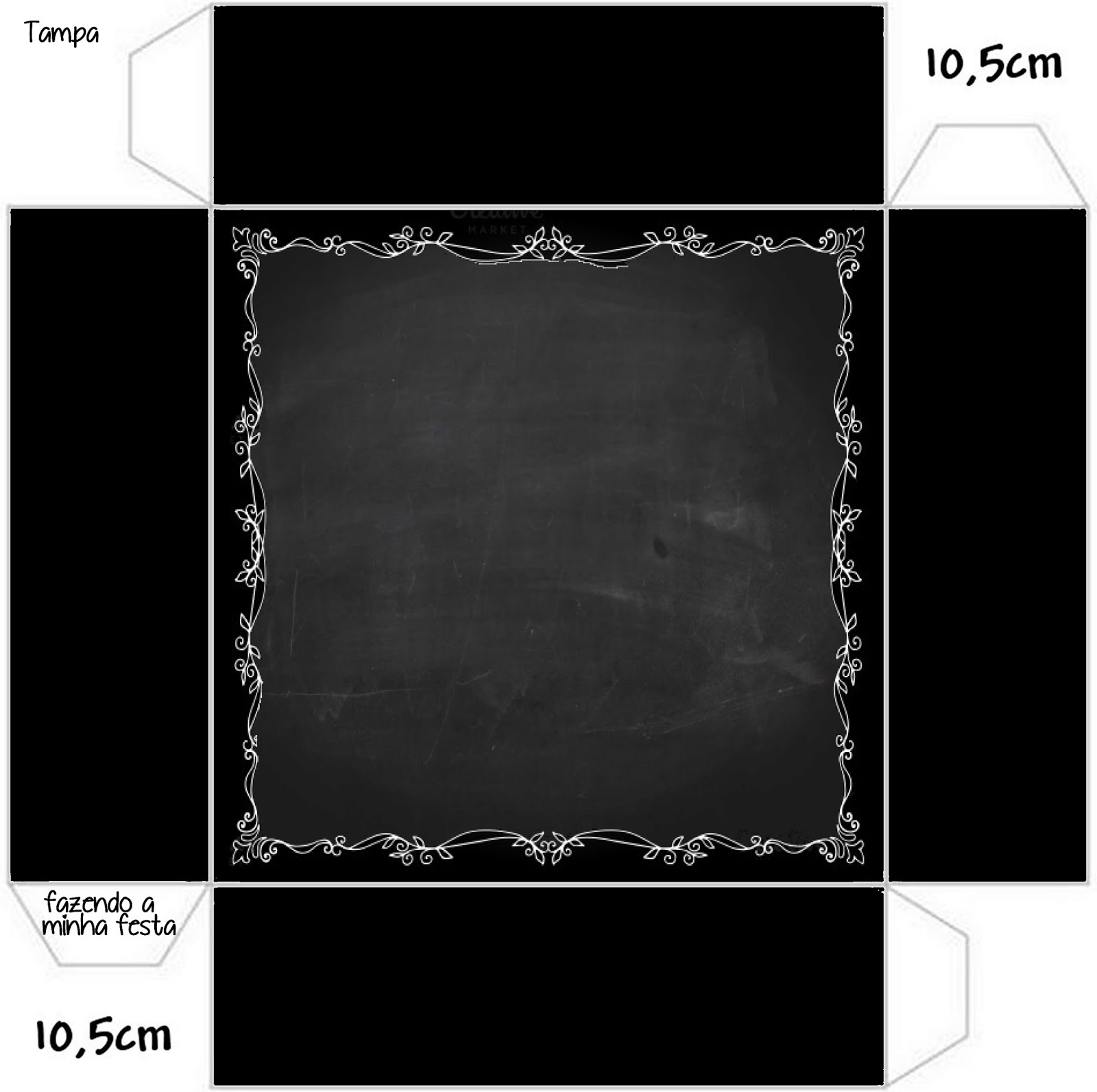 Blackboard Style: Free Printable Boxes. | Oh My Fiesta For Ladies!