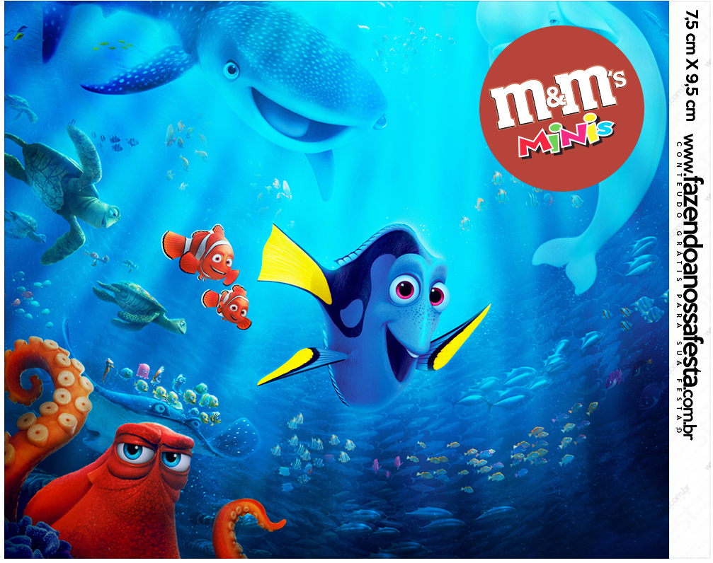 Buscando a Dory: Etiquetas para Candy Bar para Imprimir Gratis. - Ideas ...