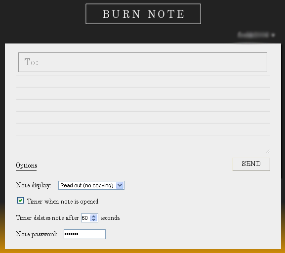Burn Note Lets You Send Password-Protected, Self-Destructing Email Messages