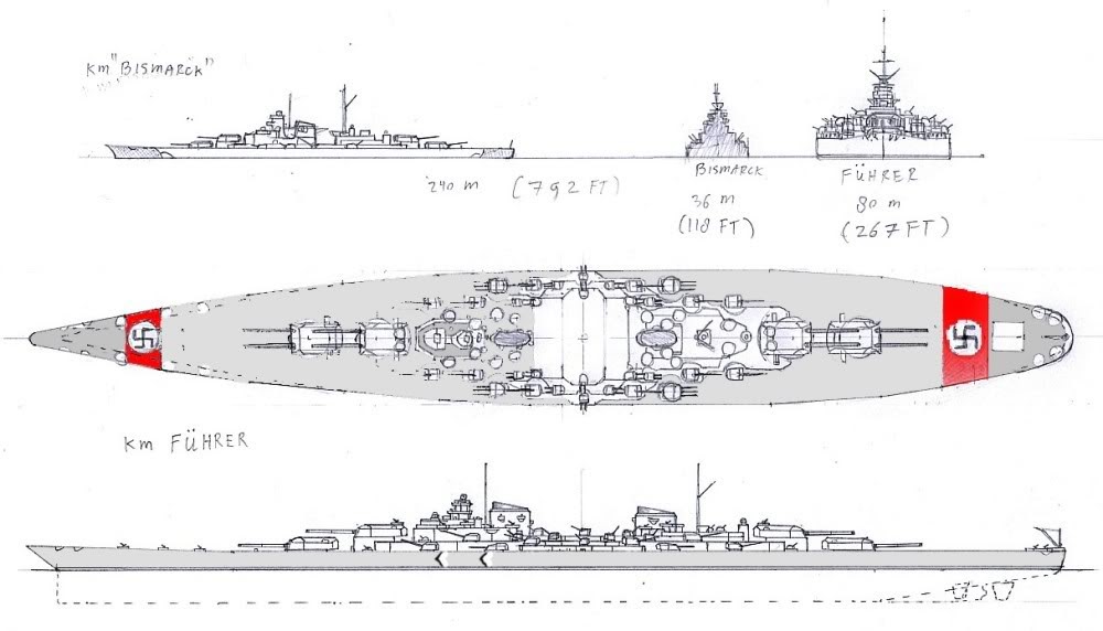 Weapons around the World: German Super-Battleship "Der Führer"