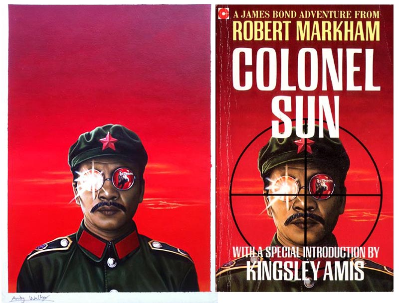 Illustrated 007 - The Art of James Bond: Original Colonel Sun Artwork