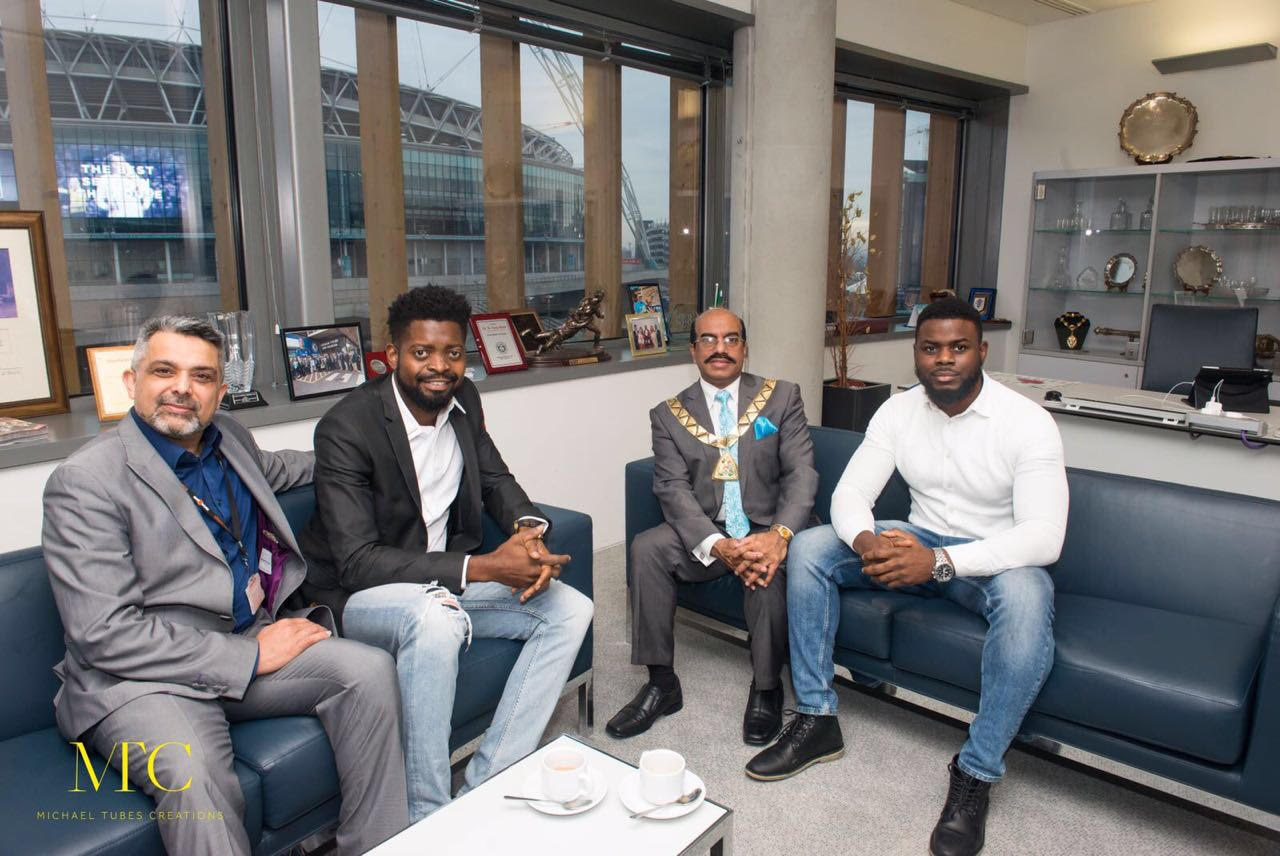 Basketmouth meets the Mayor of Brent, London