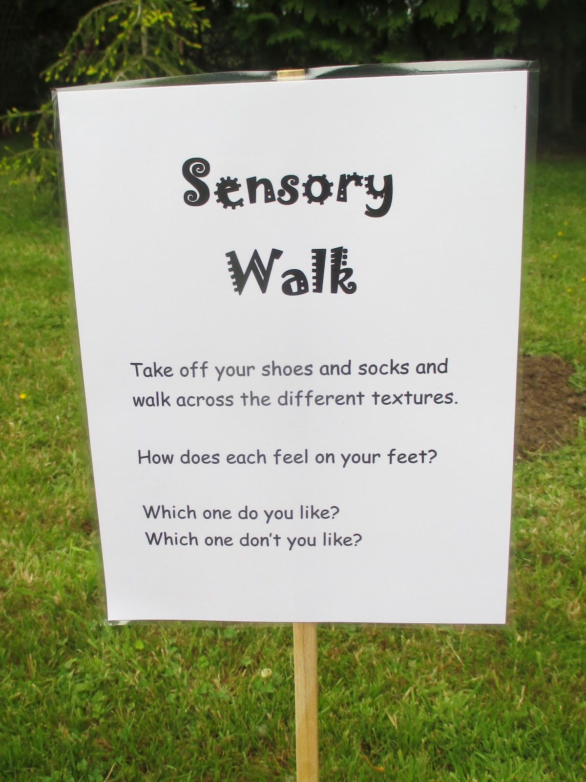 StrongStart: Sensory Walk