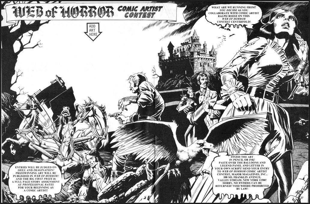 Pellucidar Offerings 3: Web Of Horror #1 (1969) With Wayne Howard Ralph ...