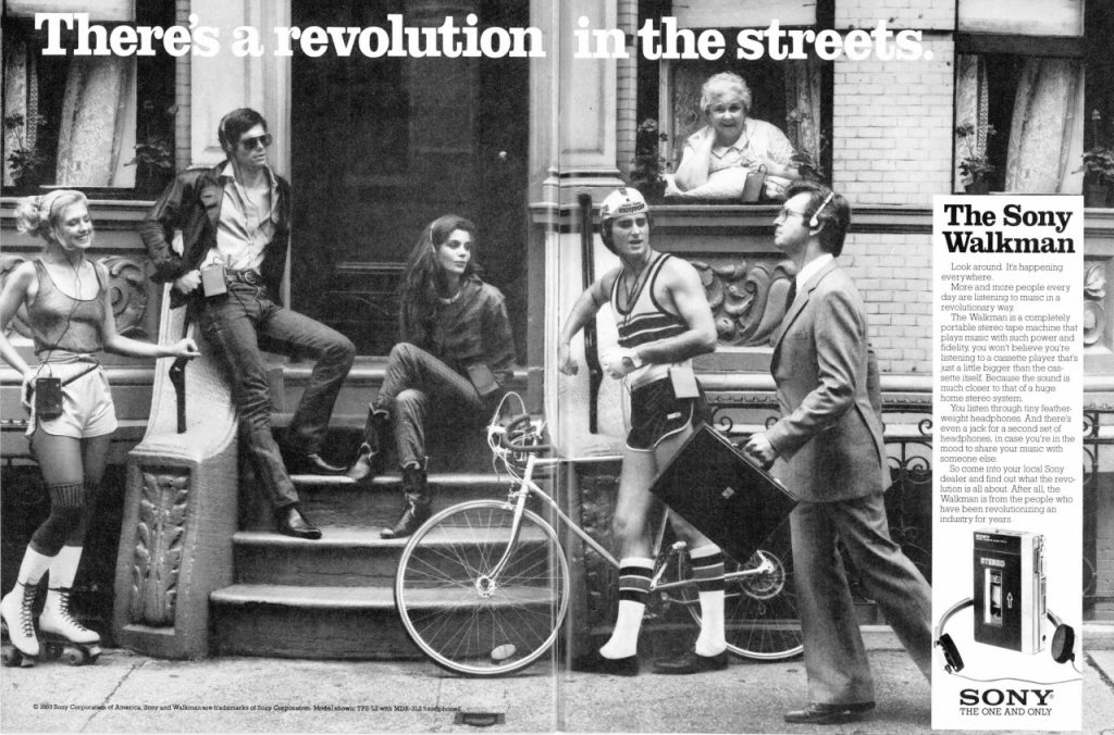 There's a revolution in the streets with Sony Walkman - MacoshDesign