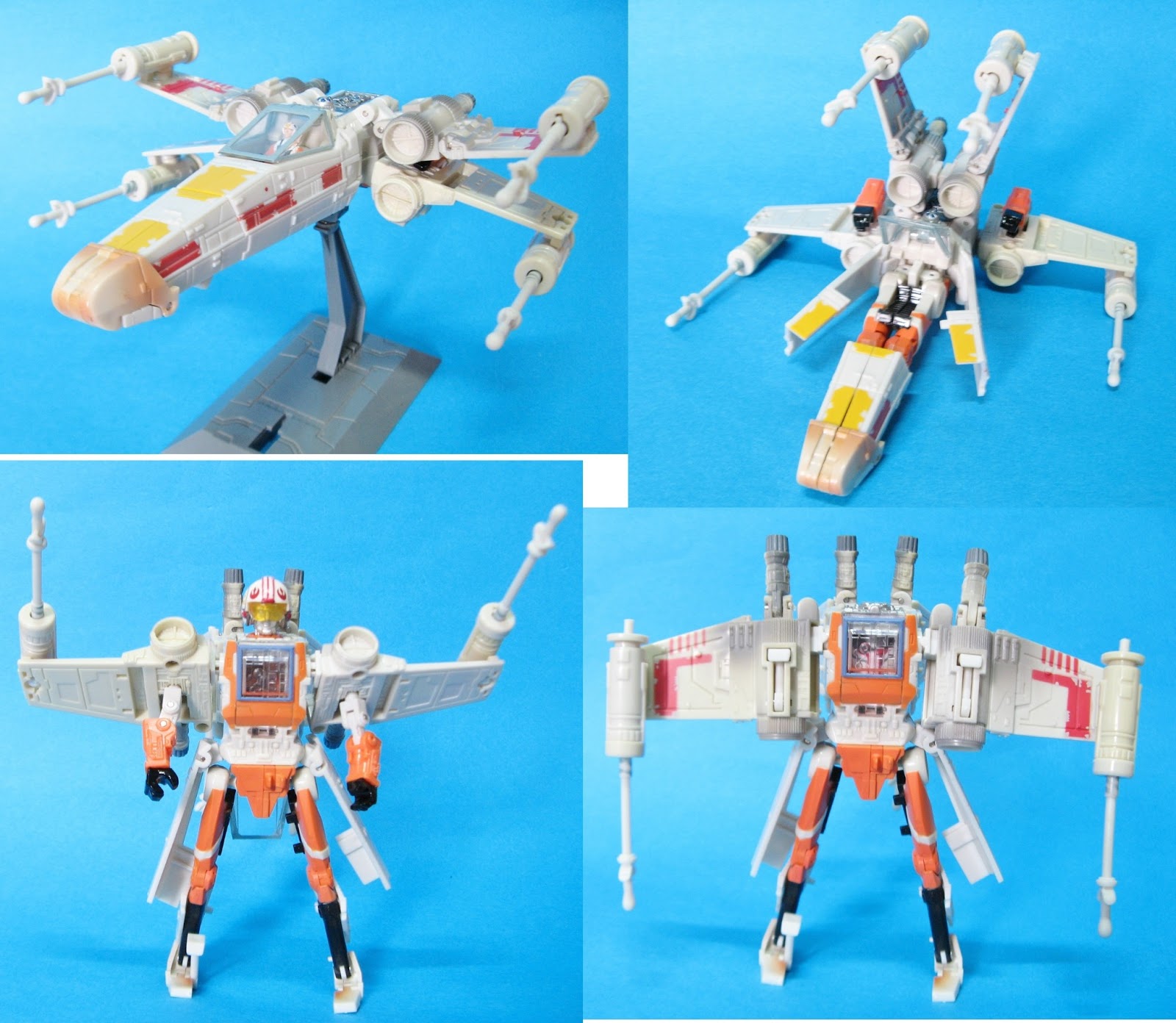 STAR WARS TRANSFORMERS LUKE SKYWALKER/X-WING FIGHTER星戰變形金剛 路加.史佳獲加/X-翼星戰機
