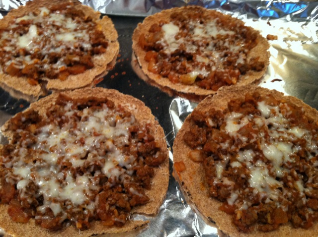 Meadows' Manor: Mediterranean Beef Pizzas