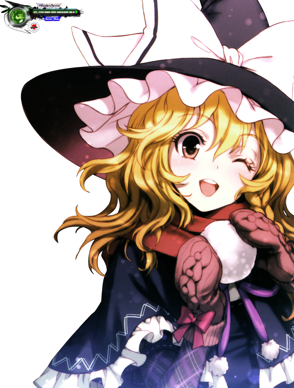 Touhou Project:Kirisame Marisa Kawaiii Winter Render | ORS Anime ...
