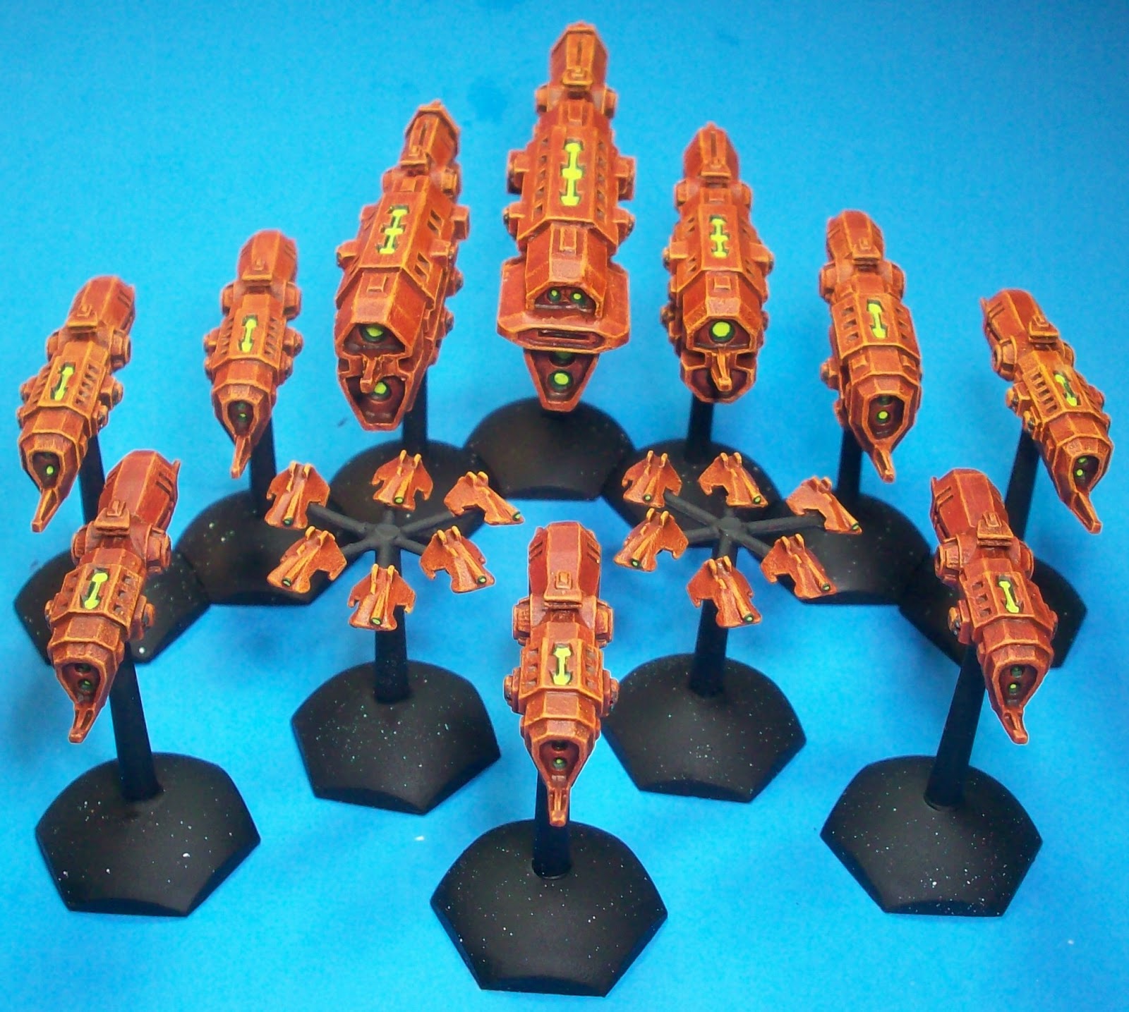 Broken Stars & Burning Ships: Full Thrust Studio Bergstrom ORCDeF Fleet ...